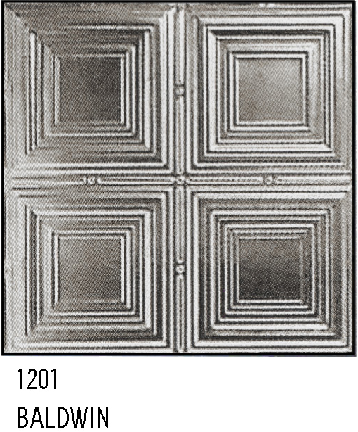 Embossed Metal Tiles and Cornices