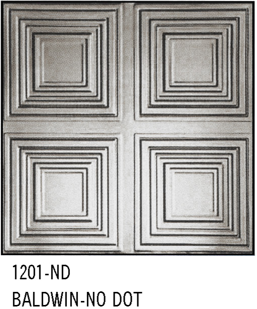 Embossed Metal Tiles and Cornices