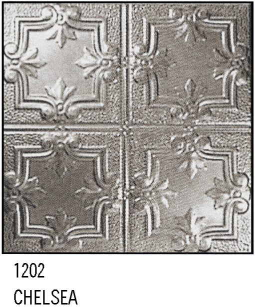 Embossed Metal Tiles and Cornices