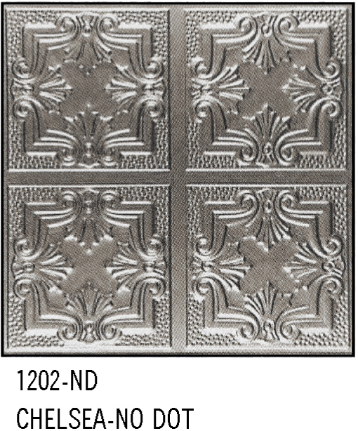 Embossed Metal Tiles and Cornices
