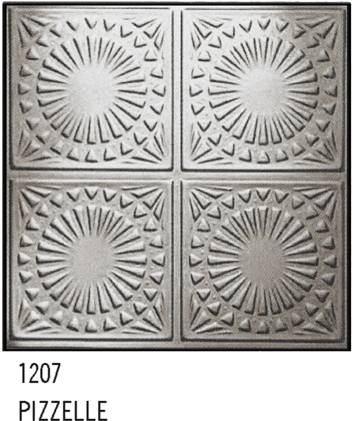 Embossed Metal Tiles and Cornices