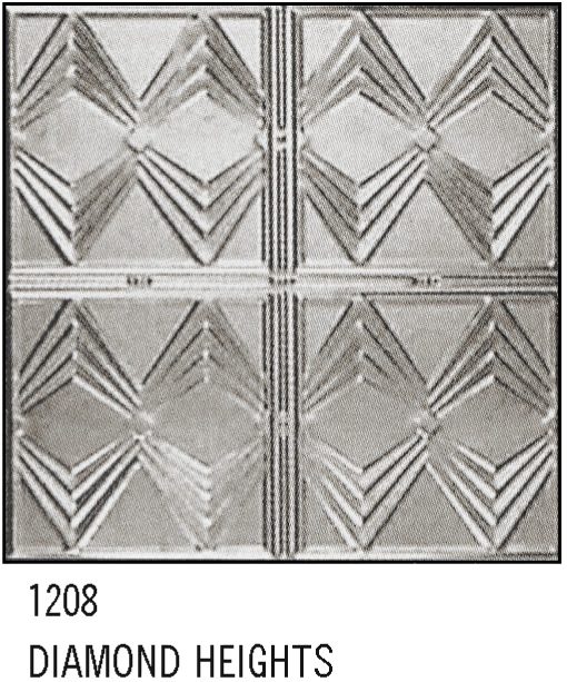 Embossed Metal Tiles and Cornices