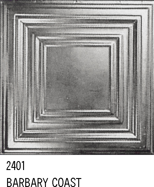 Embossed Metal Tiles and Cornices