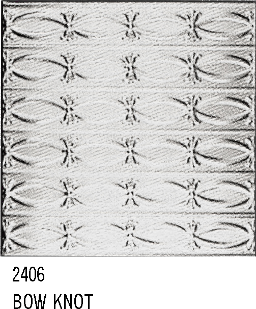 Embossed Metal Tiles and Cornices