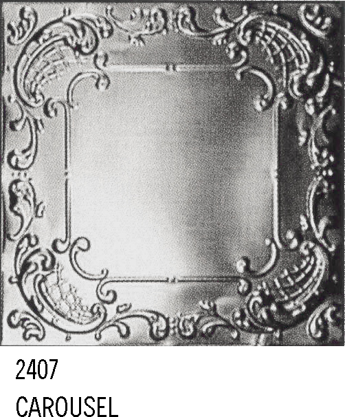 Embossed Metal Tiles and Cornices