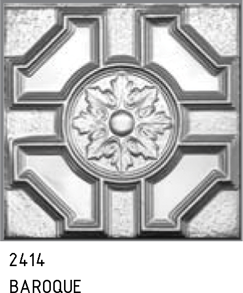Embossed Metal Tiles and Cornices