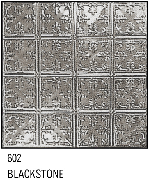 Embossed Metal Tiles and Cornices