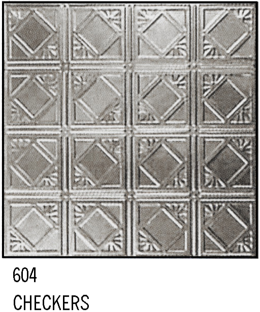 Embossed Metal Tiles and Cornices